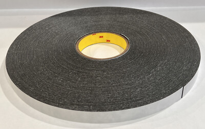 12x (Case) 3M Double Coated Polyethylene Foam Tape 4462B, Black, 3/4”in ...