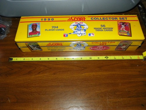 1990 Score Baseball Card Complete Collector’s Box Set - NM/M Sealed ...