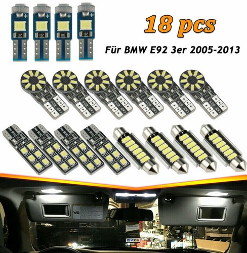 SMD LED interior lighting complete For BMW E90 E91 E92 3er Xenon White Limo | eBay