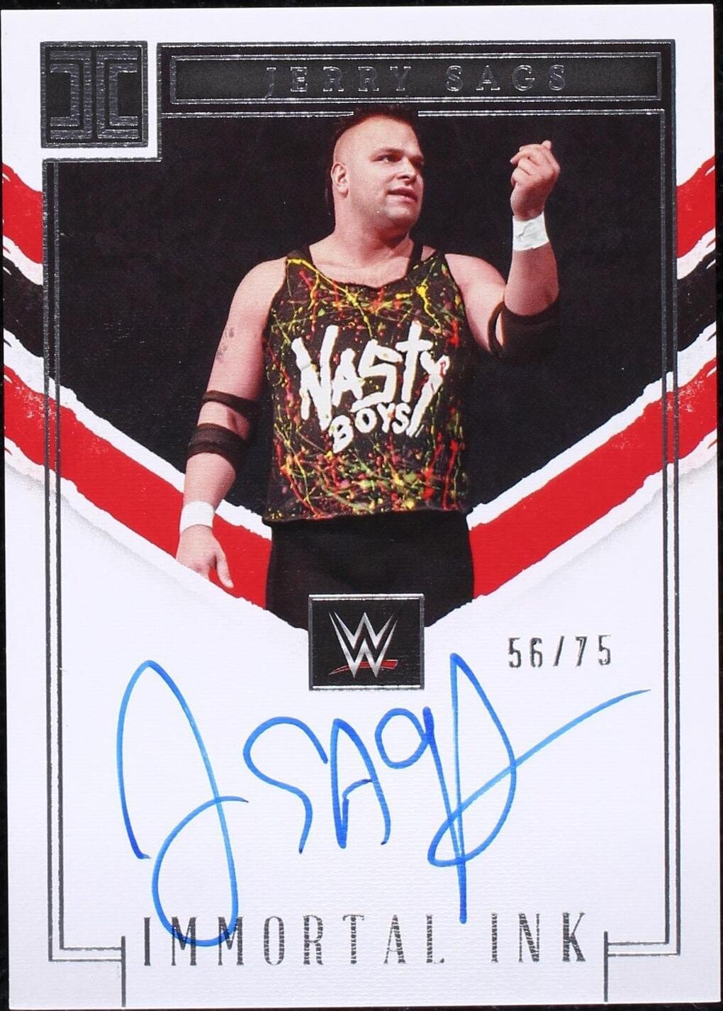2023 Panini Impeccable WWE - Immortal Ink Jerry Sags #IM-JSG /75 (AU ...