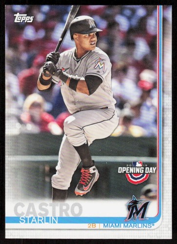 2019 Topps Opening Day Starlin Castro Miami Marlins #87 | eBay