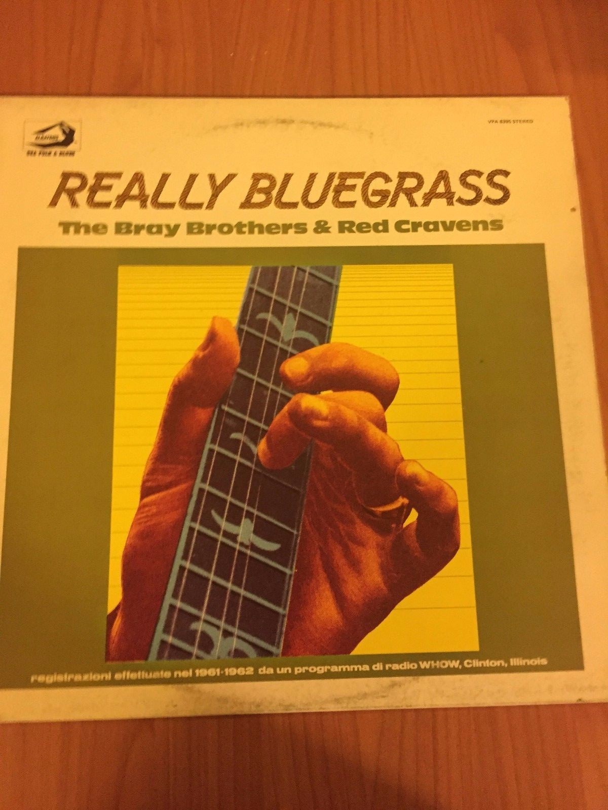 LP THE BRAY BROTHERS RED CRAVENS REALLY BLUEGRASS VPA 8395 EX/EX+ ITALY ...