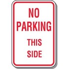 No Parking This Side Sign | eBay