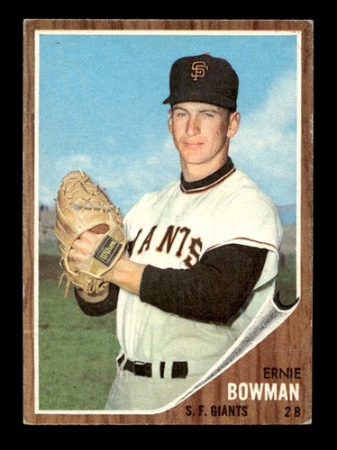 1962 Topps #231 Ernie Bowman Giants EX *z3 | eBay