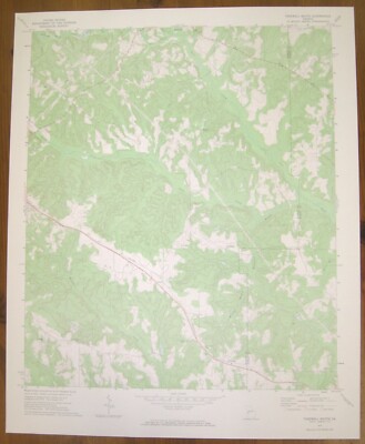 Tazewell South, Georgia 1971 Original Vintage USGS Topo Map | eBay