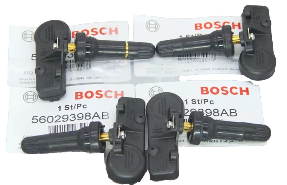 4x Bosch Tire Pressure Monitor Sensors TPMS for Jeep Wrangler Grand ...