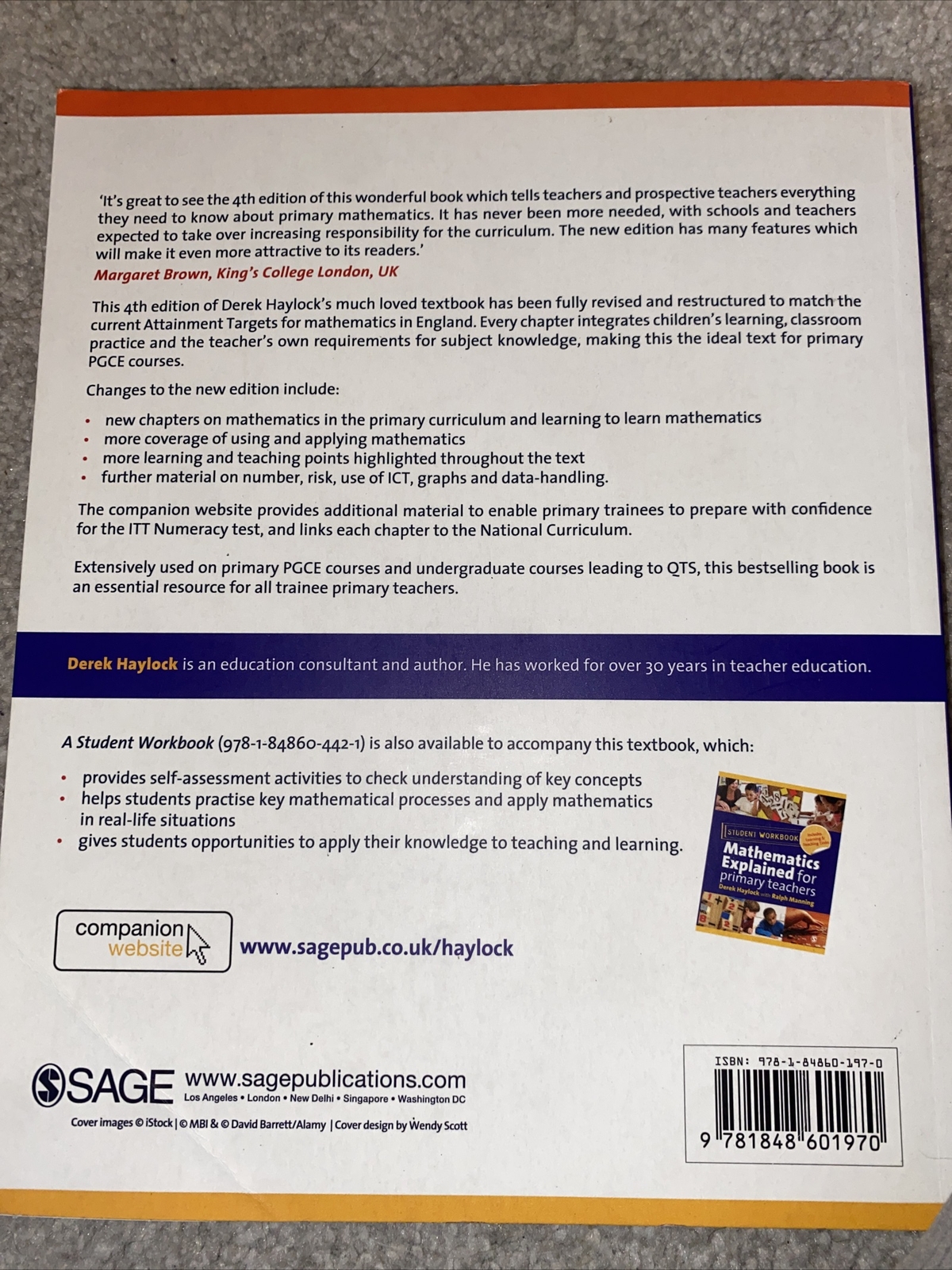 Mathematics Explained for Primary Teachers by Derek Haylock (Paperback ...