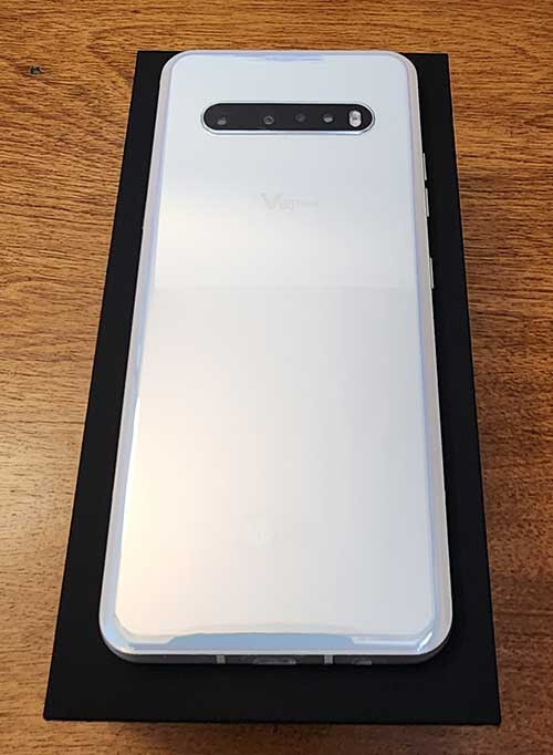 LG V60 ThinQ 5G AT&T (LM-V600AM) A+ condition! +extras! RARE white back ...