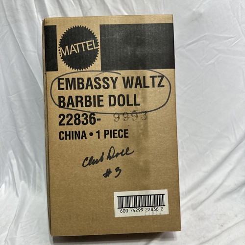 Embassy Waltz Barbie 22836 SHIPPER Official Collector Club Exclusive | eBay