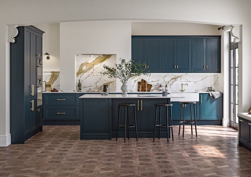 New, NOT ex-display - Blue Painted Solid Wood DIY Kitchen Units | eBay UK