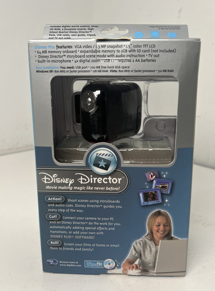 Digital Blue Disney Flix Video Flash Media Camcorder 851244003728| eBay