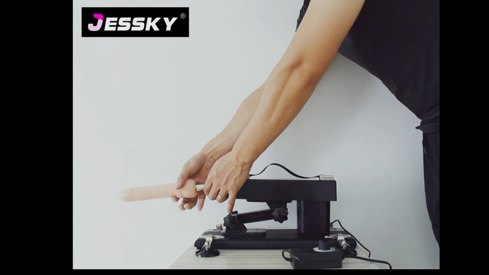 Jessky Sex Machine Dildo Thrusting Mahine w 8 Attachments Masturbation ...