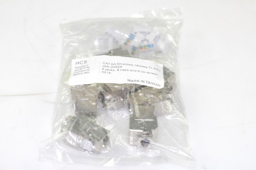 Lot of 8 HCS J6A-00826 CAT6A Shielded 180deg TL KSJ | eBay