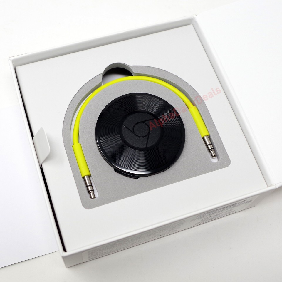 NEW Google Chromecast Audio Media Streamer Black RUX-J42 811571016587| eBay