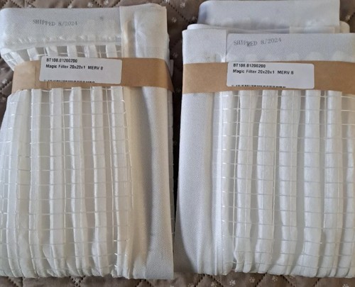 Second Nature Magic Filter MERV 8 AC Air Filters 20x20x1 USA Made Lot ...