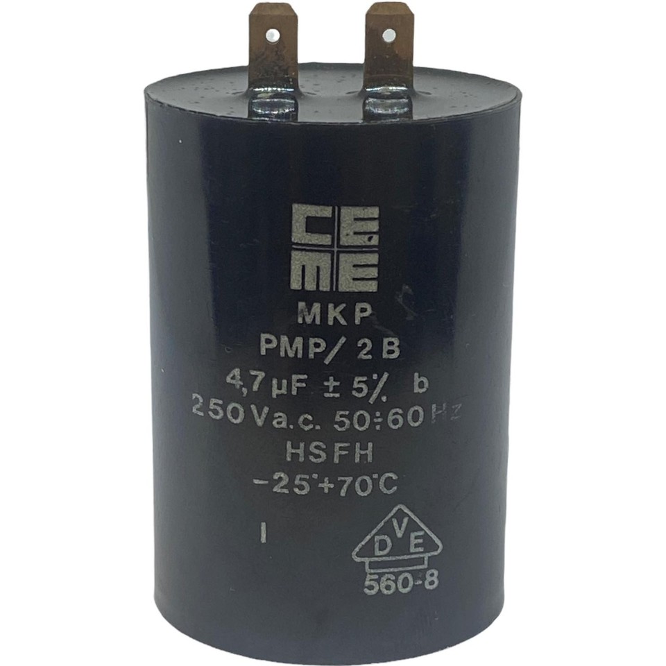 4.7uF 250Vac 5% Radial Polypropylene Film Capacitor PMP/2B DVE 52x36mm ...