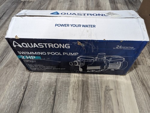 AQUASTRONG 2 HP In/Above Ground Dual Speed Pool Pump, 220v, 8917 GPH | eBay