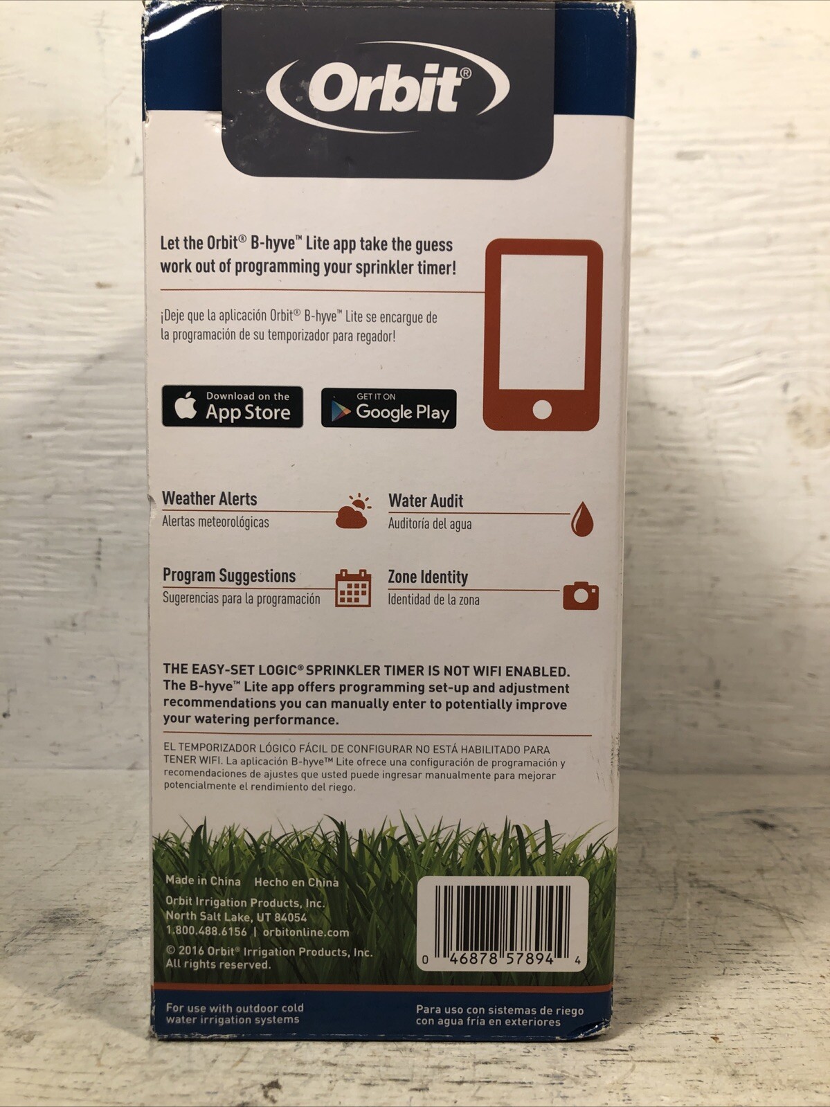 Orbit 57894 4-Station Outdoor Swing Panel Sprinkler System for sale ...