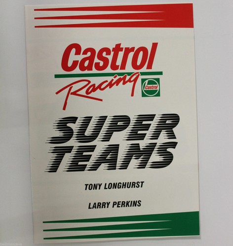 Larry Perkins Castrol Racing Brochure Holden VR #11 Tony Longhurst Ford ...