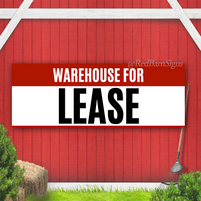 Warehouse For Lease Indoor Outdoor Vinyl Banner Design | eBay