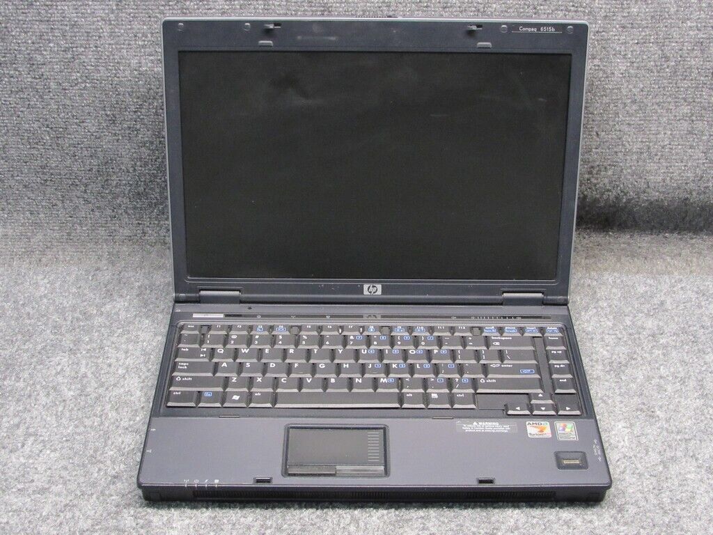 HP Compaq 6515b 14" Laptop AMD Turion 64 TL-50 1.60GHz 2GB RAM 500GB ...