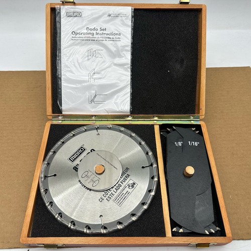MIBRO 8" Carbide Stacking Dado Blade Set 14 Piece Pack Groove Saw New ...