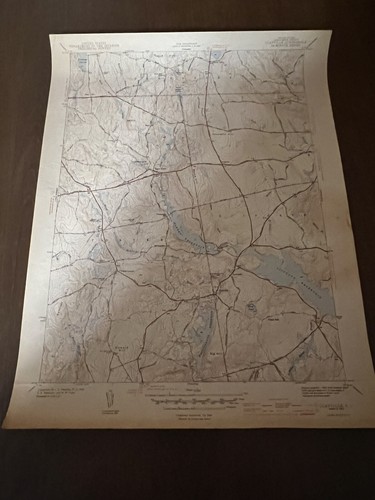 vintage rhode island topo map Clayville RI 1943 War Department Corps | eBay