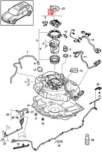 Genuine PORSCHE Cayenne 92A Repair Set 95811390300 | eBay