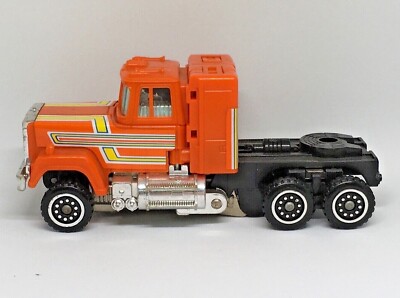 Vintage 1984 Bandai Japan Go-Bot Staks Orange Semi Transforming Robot ...