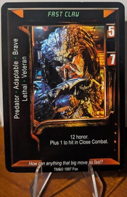 Fast Claw Aliens Predator CCG | eBay