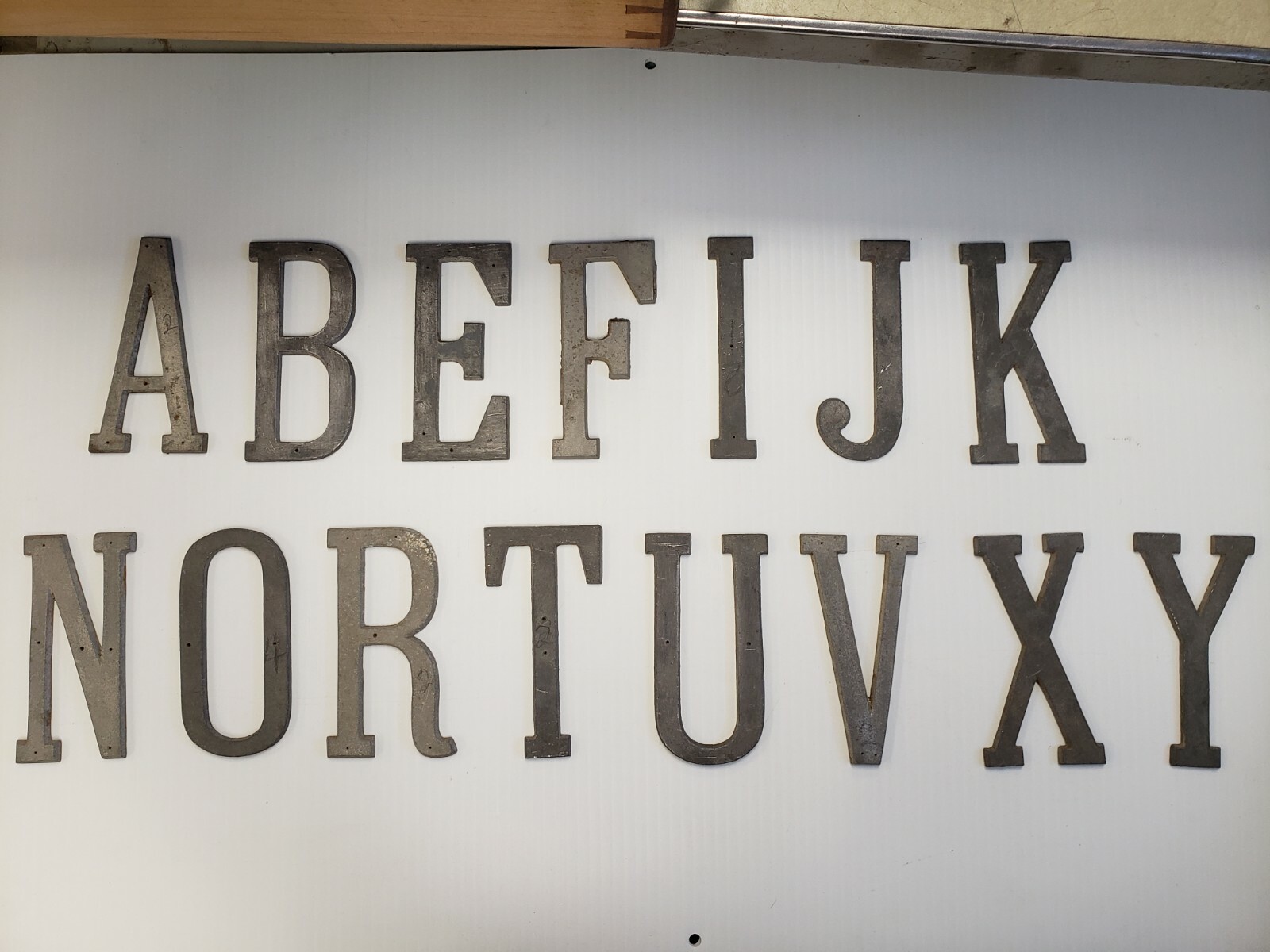 Metal Letters 4 3/8 inch long Font price per letter* | eBay