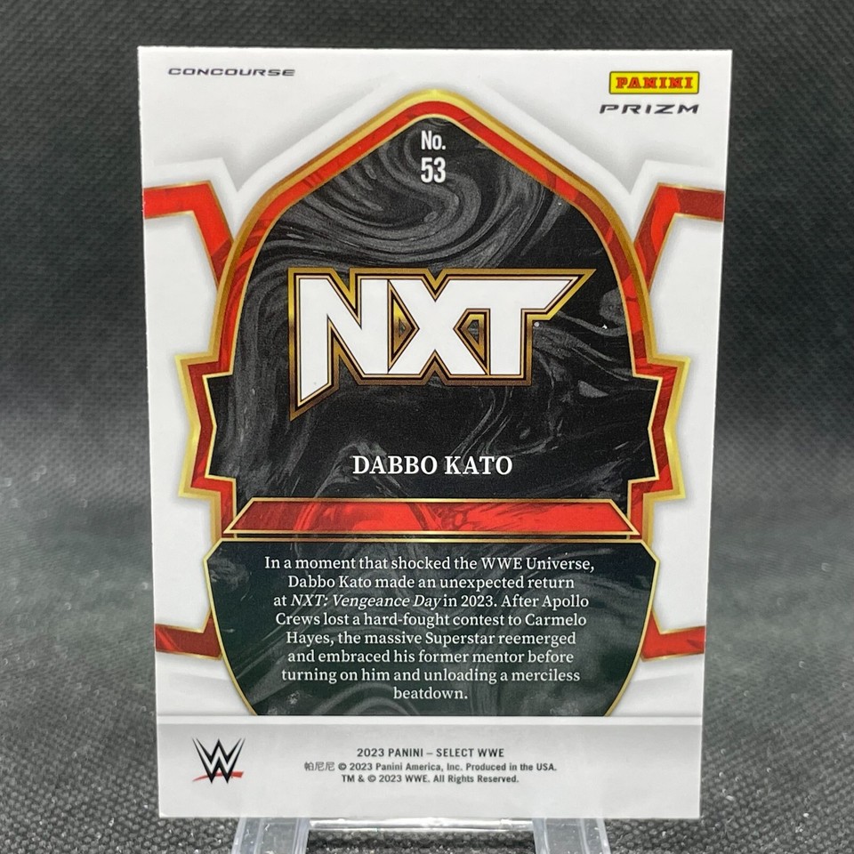 Dabbo Kato 2023 Panini Select WWE Concourse Tri-Color Prizm #53 | eBay