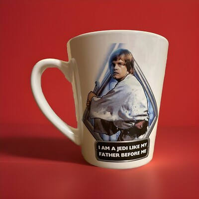 Star Wars Luke Skywalker I Am A Jedi Vintage Ceramic Coffee Cup Tea Mug ...