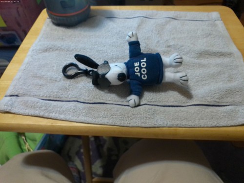 snoopy Joe Cool backpack clips & zipper pouch | eBay