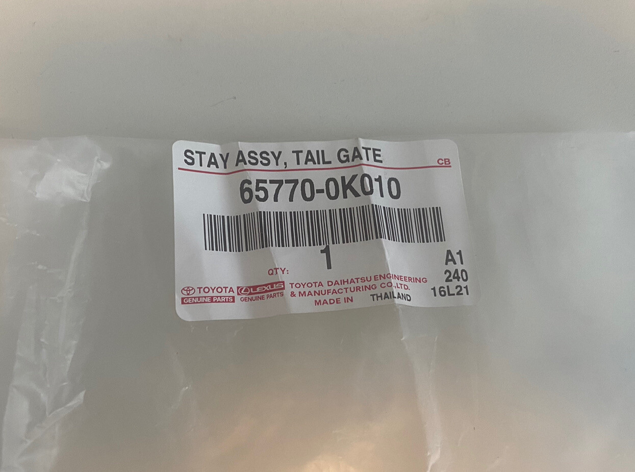 TOYOTA HILUX TAILGATE STAY STRAP HOLDER WIRE CABLE 2005-2017 GENUINE ...