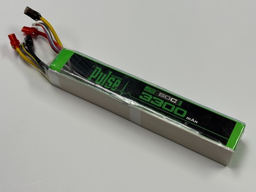 Excellent PULSE 3300mAh 50C 44.4V 12S RC Helicopter LiPo Battery ...
