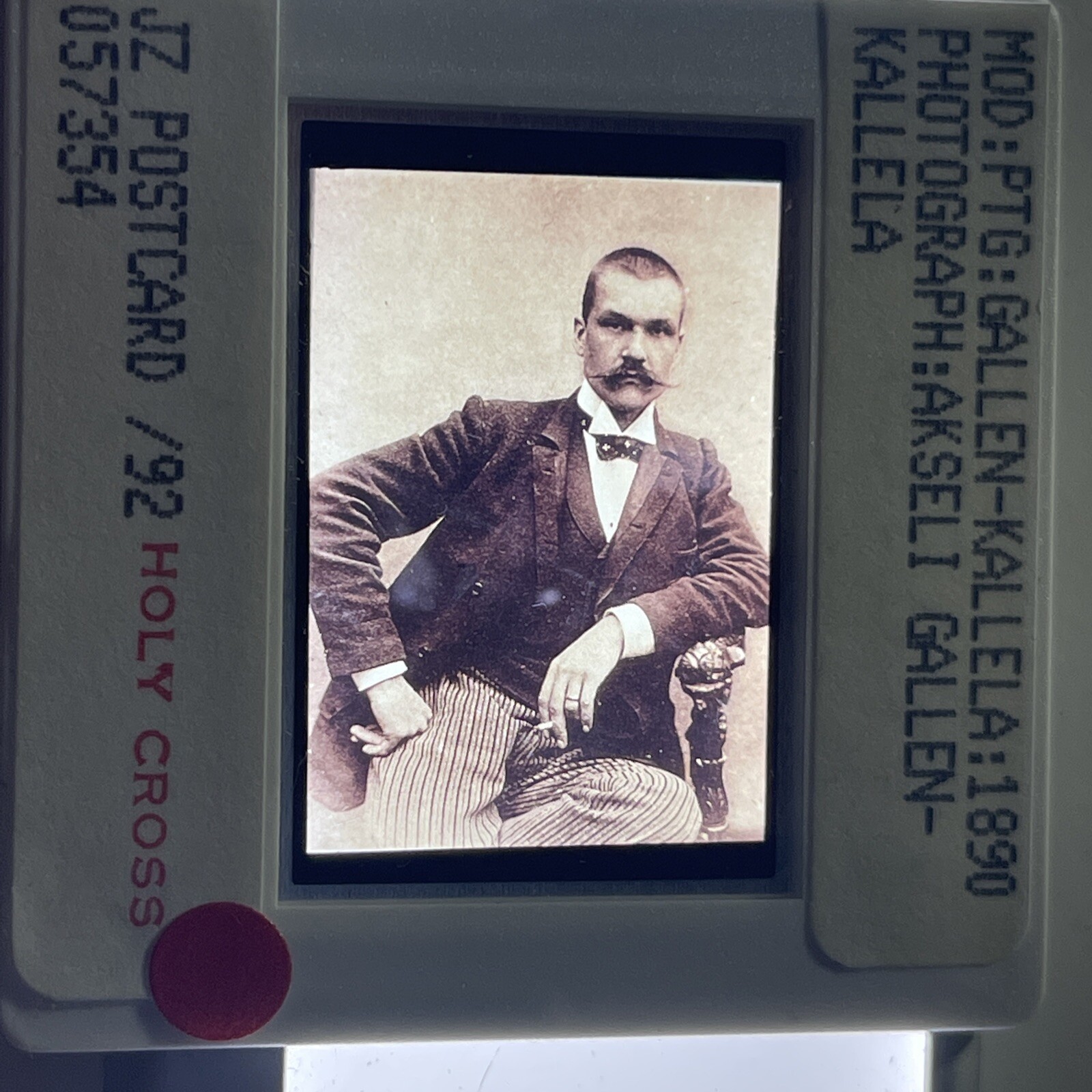 Axel Gallen-Kallela “1890 Photograph ” Finland Finnish 35mm Art Slide ...