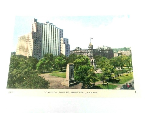CANADA: DOMINION SQUARE - MONTREAL, CANADA - VINTAGE POSTCARD | eBay