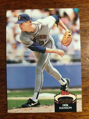 1992 Stadium Club 37 Erik Hanson | eBay