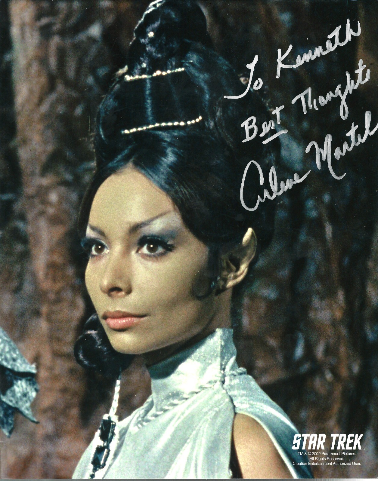 Arlene Martel Star Trek 2005 SDCC Autographed 8x10 | eBay