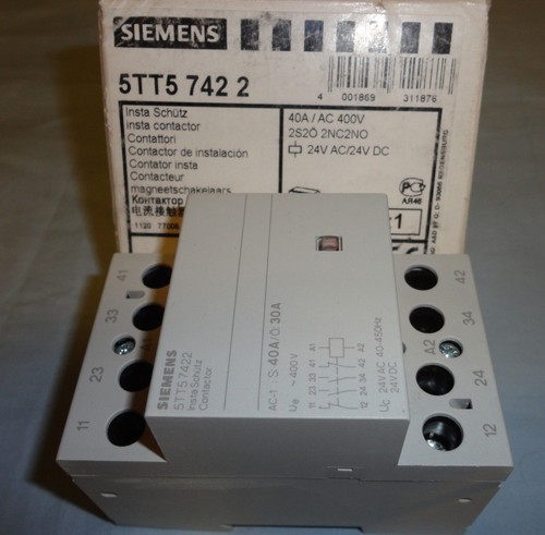 Siemens 5TT5 742 2 Contactor 5TT57422 2NC 2N0 New | eBay