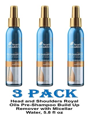 Head and Shoulders Royal Oils Pre-Shampoo Build Up Remover ( 3 PACK) | eBay