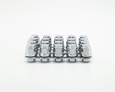 20 Chrome 12x1.5 Factory Mag Lug Nuts fits Factory Toyota/Lexus Alloy ...