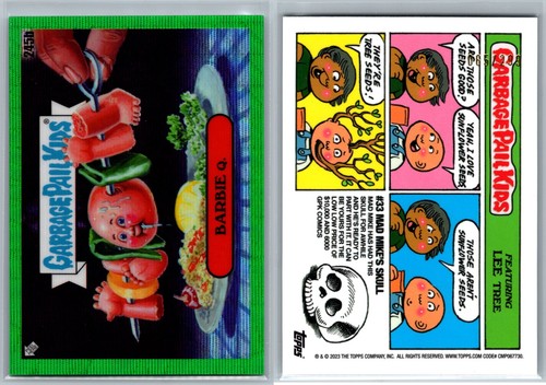 2023 Topps Chrome Garbage Pail Kids Barbie Q Green Wave Refractor /299 ...