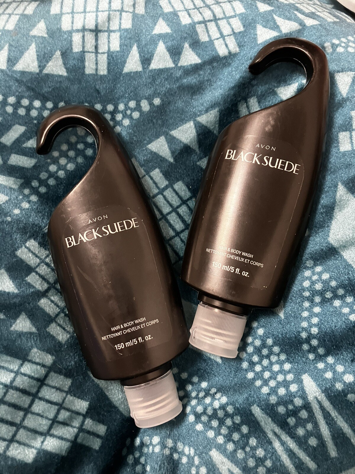 2 X AVON BLACK SUEDE HAIR & BODY WASH 5 FL OZ | eBay