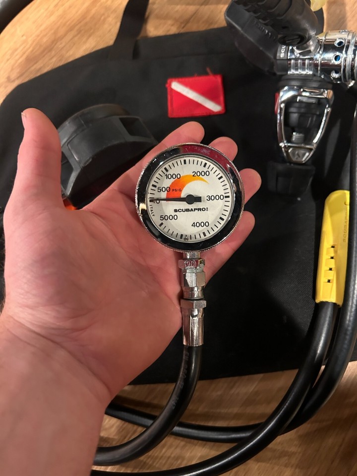 Scubapro Mk250 Evo, G250 Graphite, G200, Pressure Gauge w/ Regulator ...