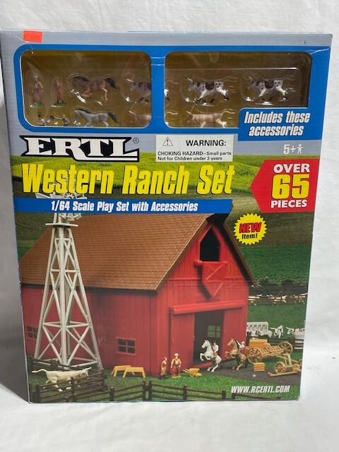 1/64 Ertl Farm Country Western Barn Ranch Set 12278 for sale online | eBay