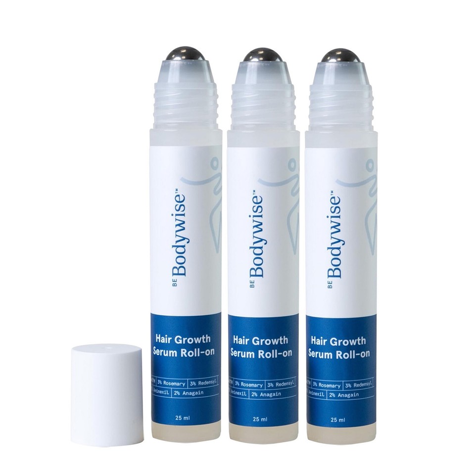 Be Bodywise Hair Growth Serum Roll On - 3% Rosemary, 3% Redensyl &2% ...