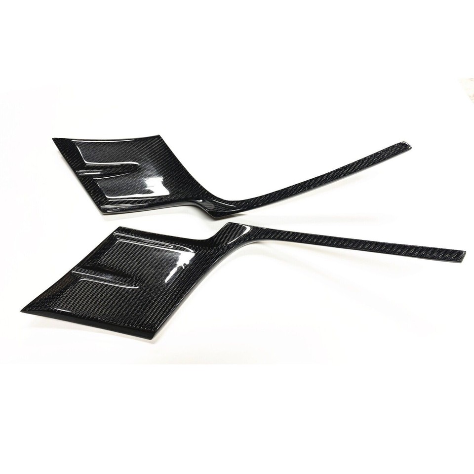 Rear Side Spoiler Splitter Cover For Porsche Carrera 992 2018-up Carbon ...