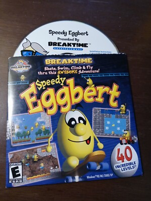 Breaktime Presents Speedy Eggbert PC CD-ROM Windows 95/98/ME | eBay